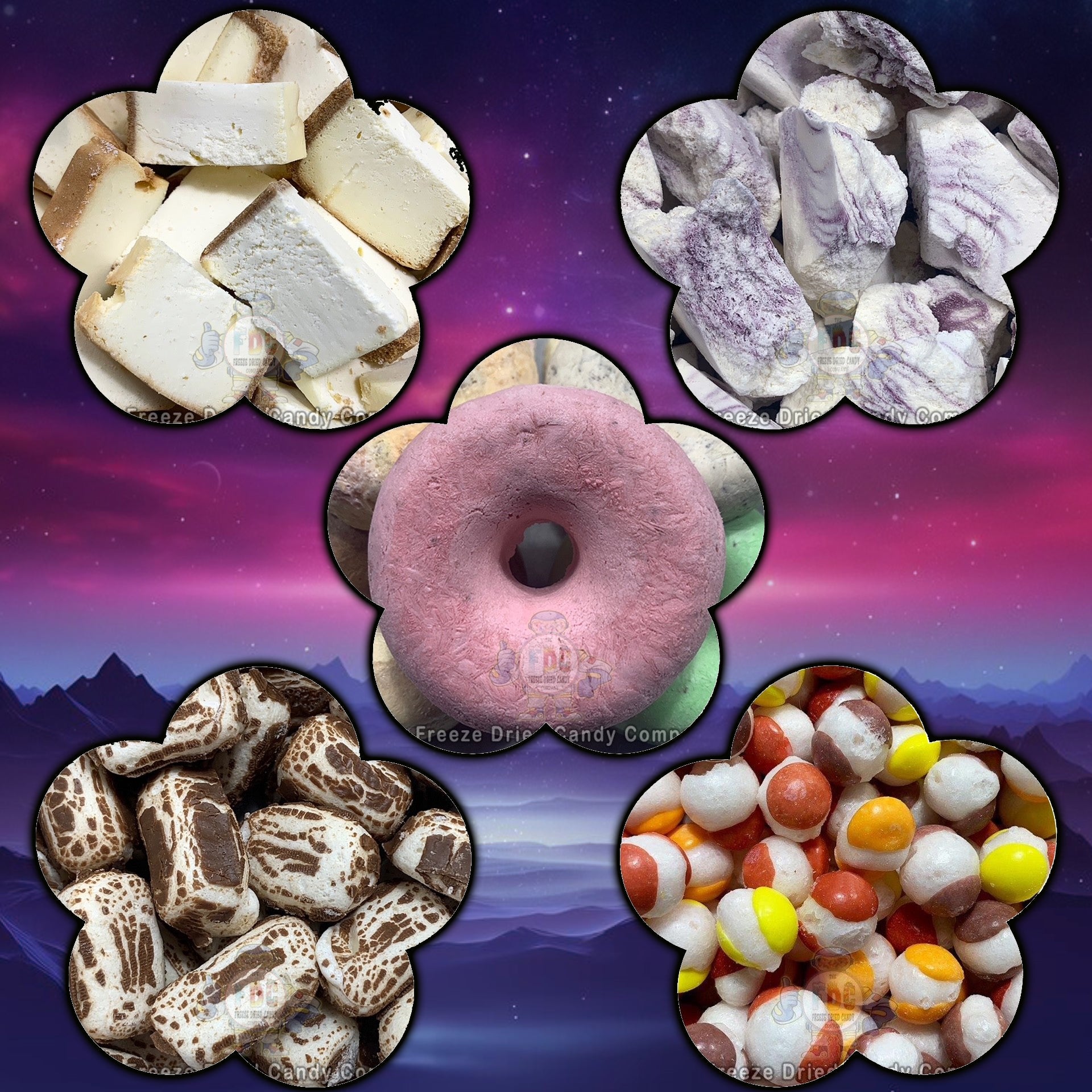 Freeze Dried "Assorted Dessert Sampler" | The Freeze Dried Candy Company
